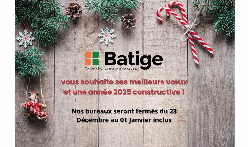 Congés des fêtes de fin d'année